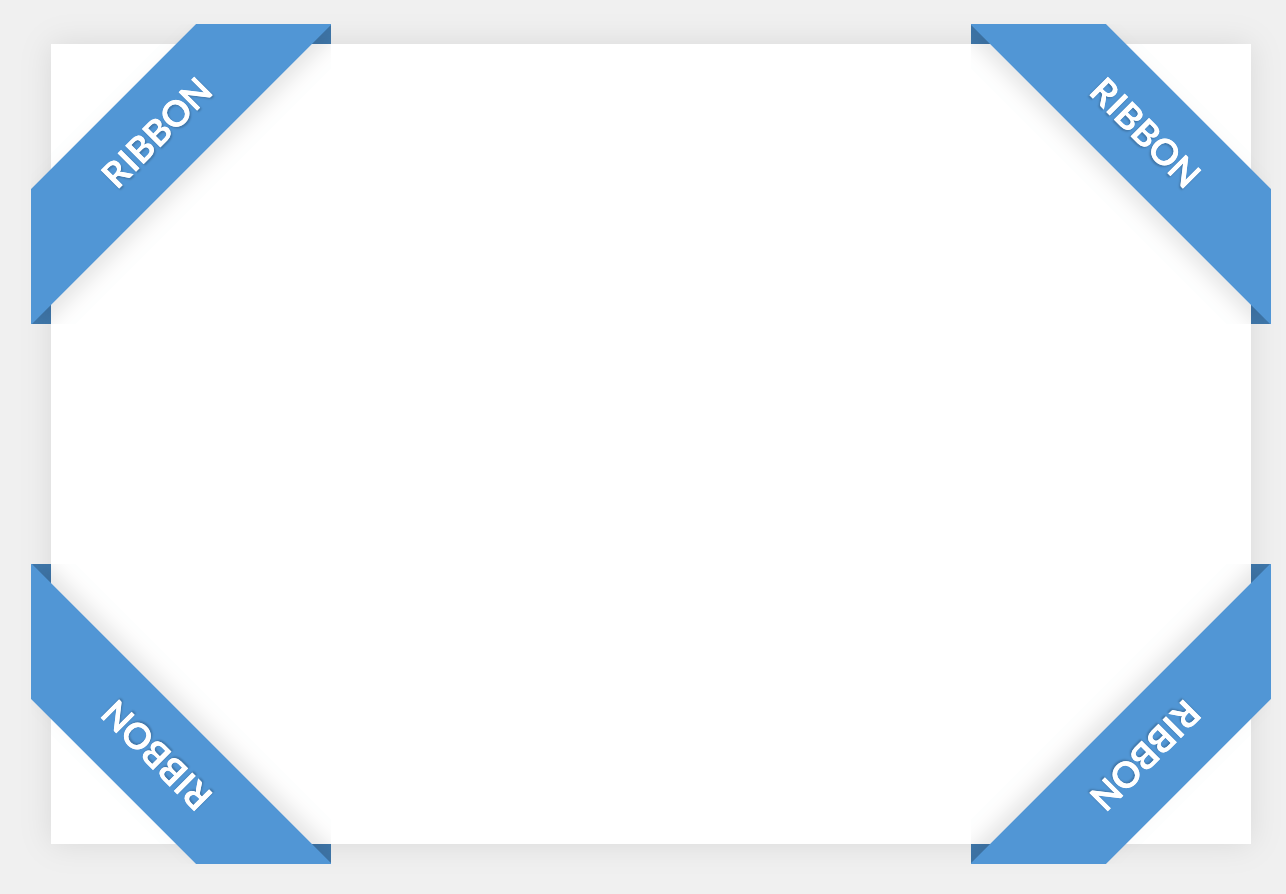 How to Create a Corner Ribbon in Pure CSS · GitHub